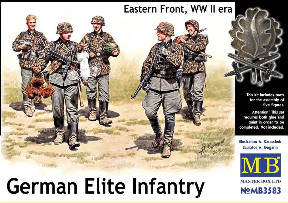 Master Box Ltd. 1:35 3583 German Elite infantry, astern Front WWII ...