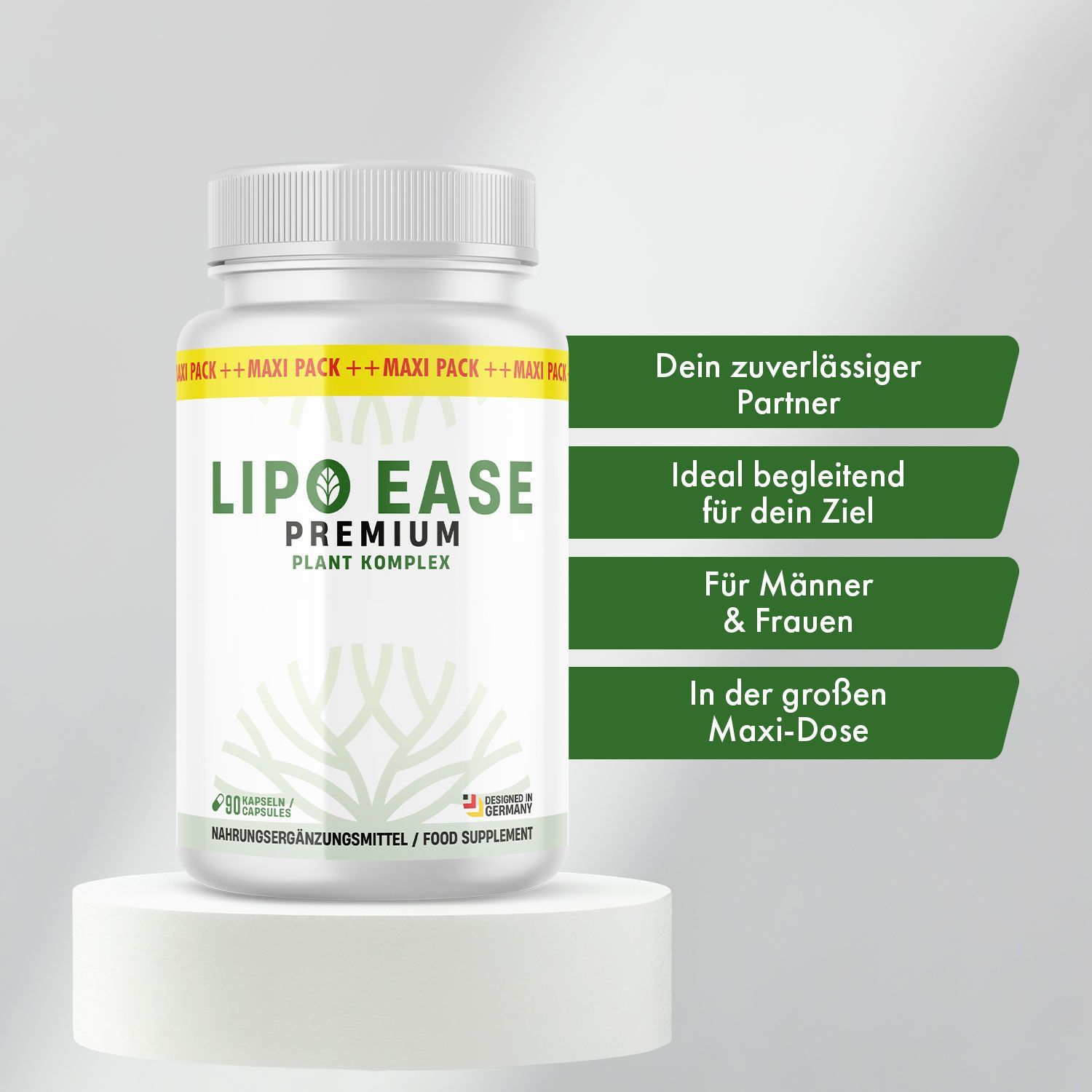 Lipo Ease Premium Kapseln | Ideal begleitend für dein Ziel | für Mann ...