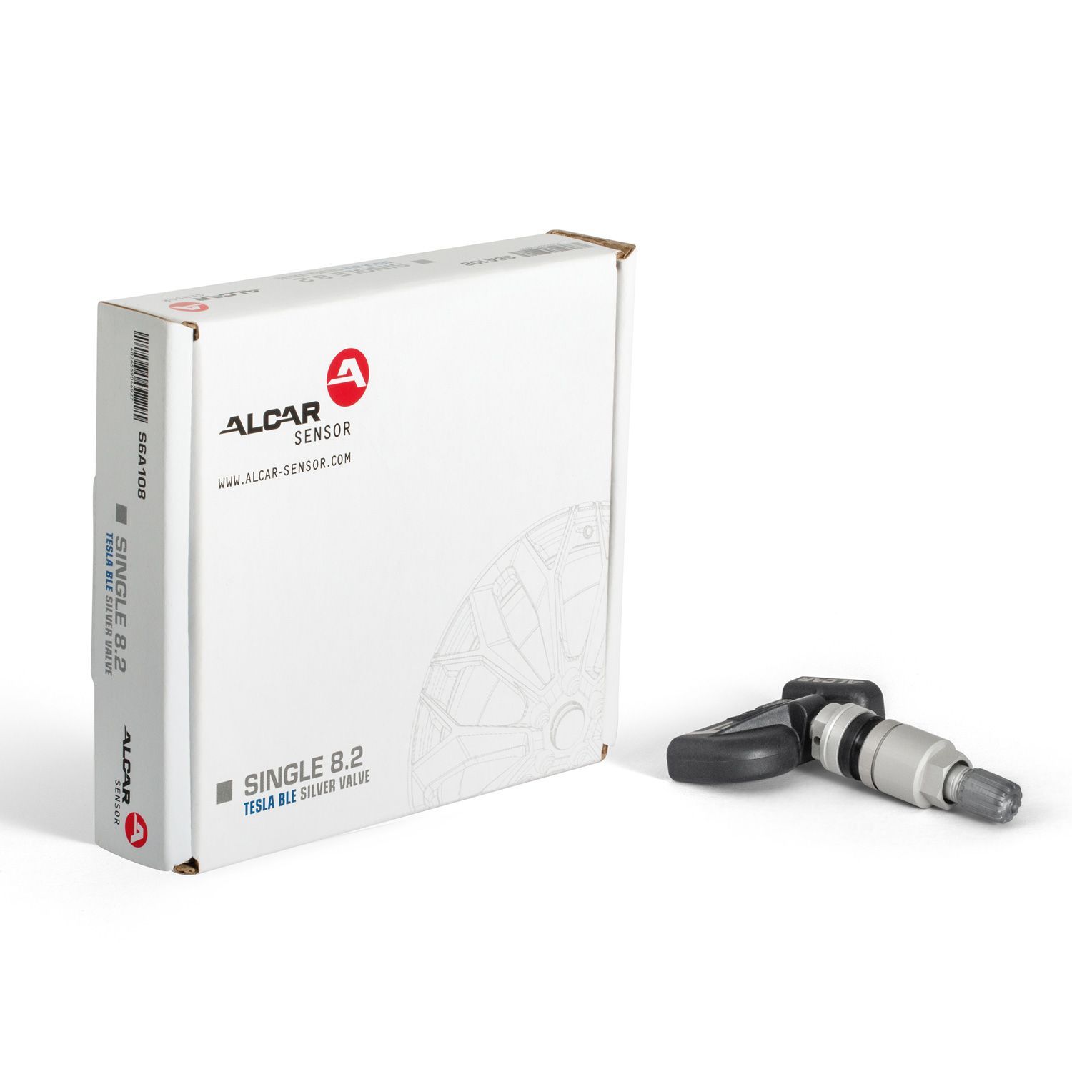 4 Alcar RDKS Sensoren silver für Tesla Model Model 3 Model S Model X ...