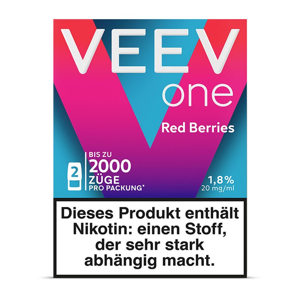 VEEV one Pod RED Berries 20mg/ml Nikotin 5x 2 Pods kaufen bei Hood.de