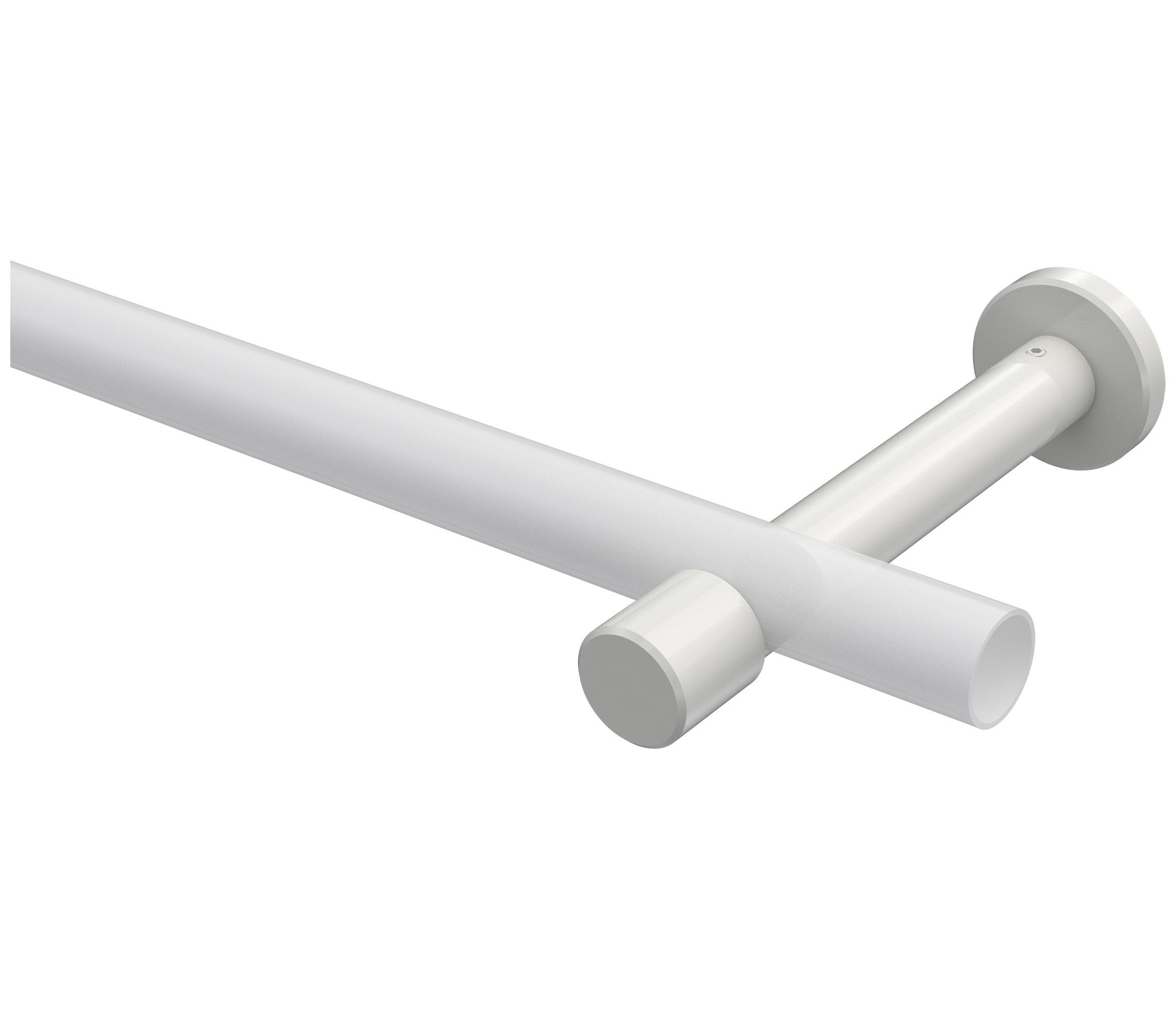 Interdeco Gardinenstangen Träger 1-lauf Ø 20 mm Weiß Prestige WA 10,5 ...