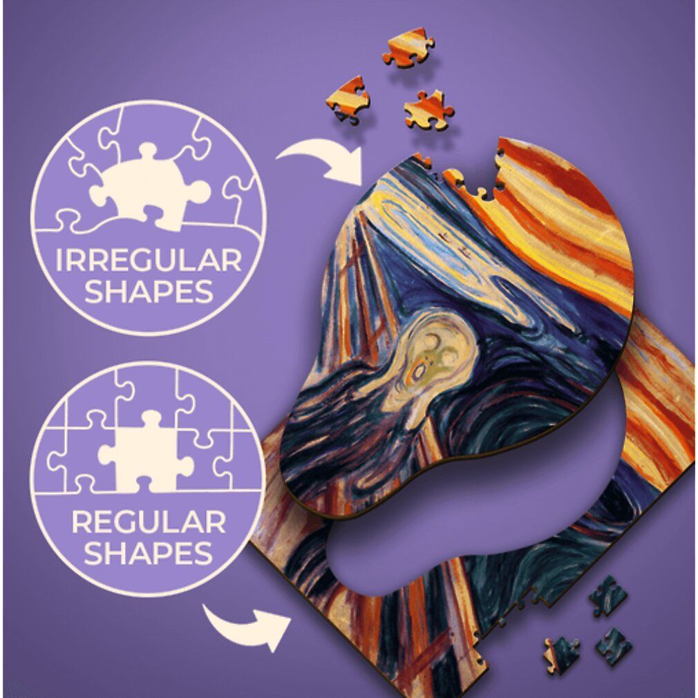 TREFL Holzpuzzle Art: Edvard Munch - Scream 200 dlks kaufen bei Hood.de