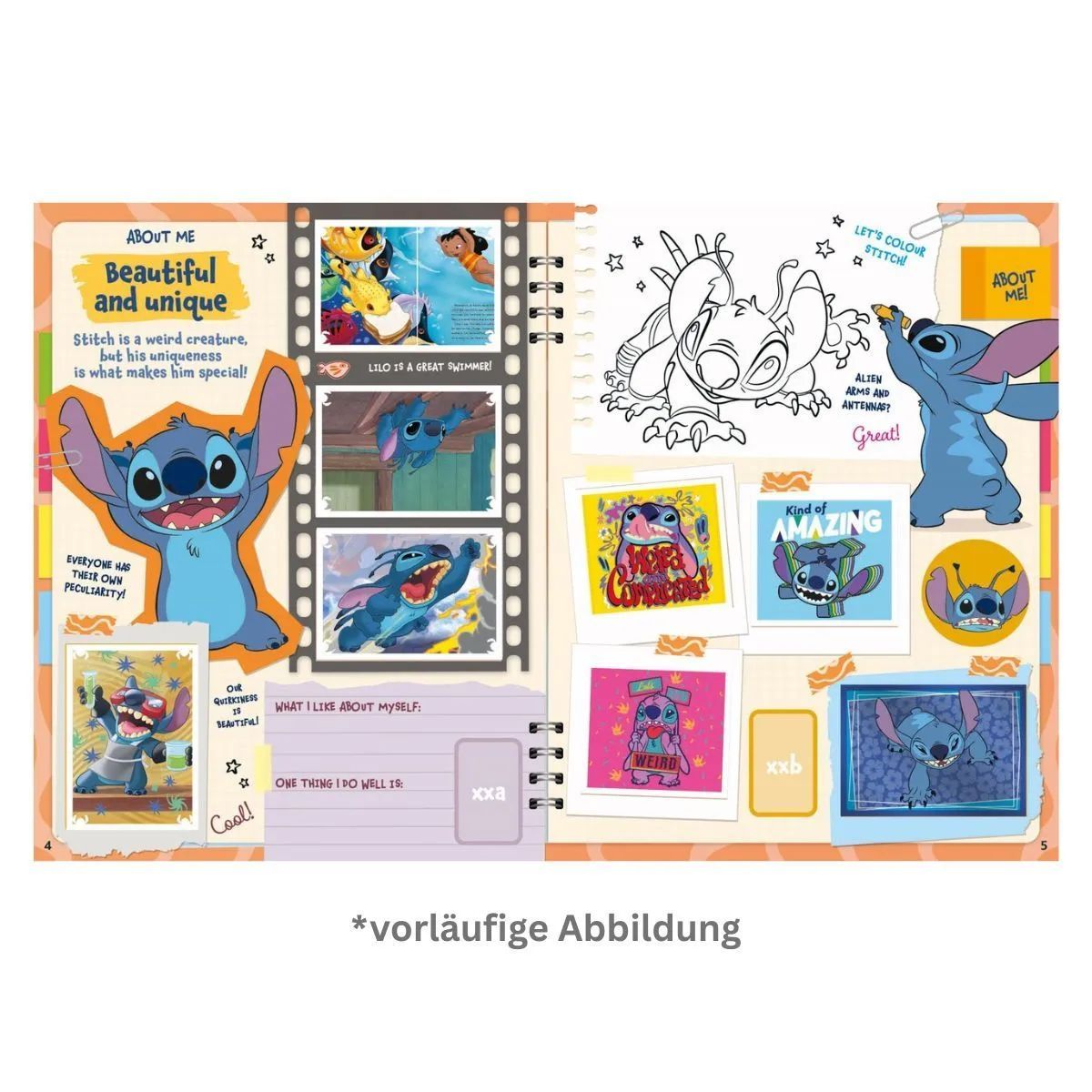Panini Disney Stitch Super ScrapBook Stickerkollektion – BOX ...