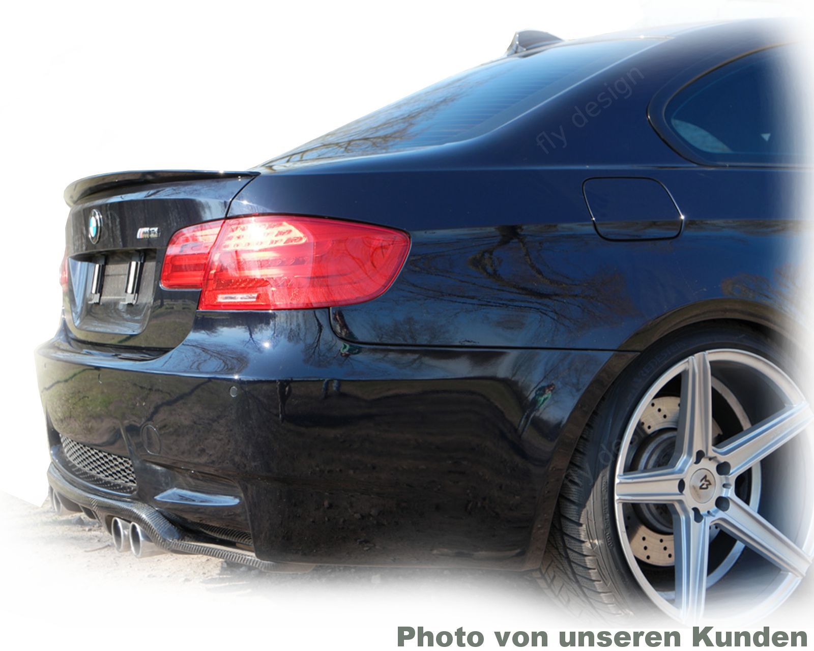 Flügel passend für BMW 3er E92, lack Saphir Schwarz 475, ABS, Auto tuning kaufen bei Hood.de
