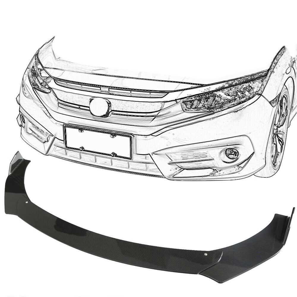 CARBON paint Frontspoiler front splitter für Toyota RAV 4 IV diffusor ...