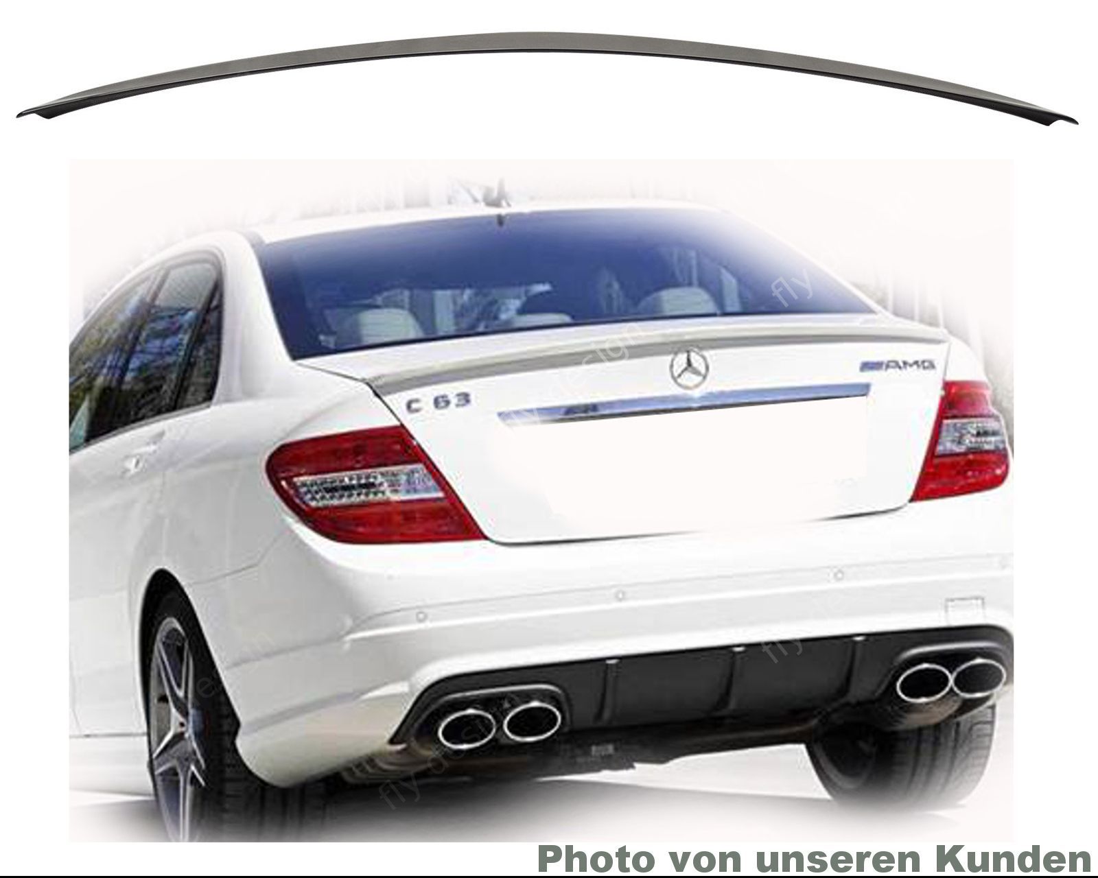 für Mercedes benz w204 c204 c-klasse heckspoiler spoiler mit Gutachten ...