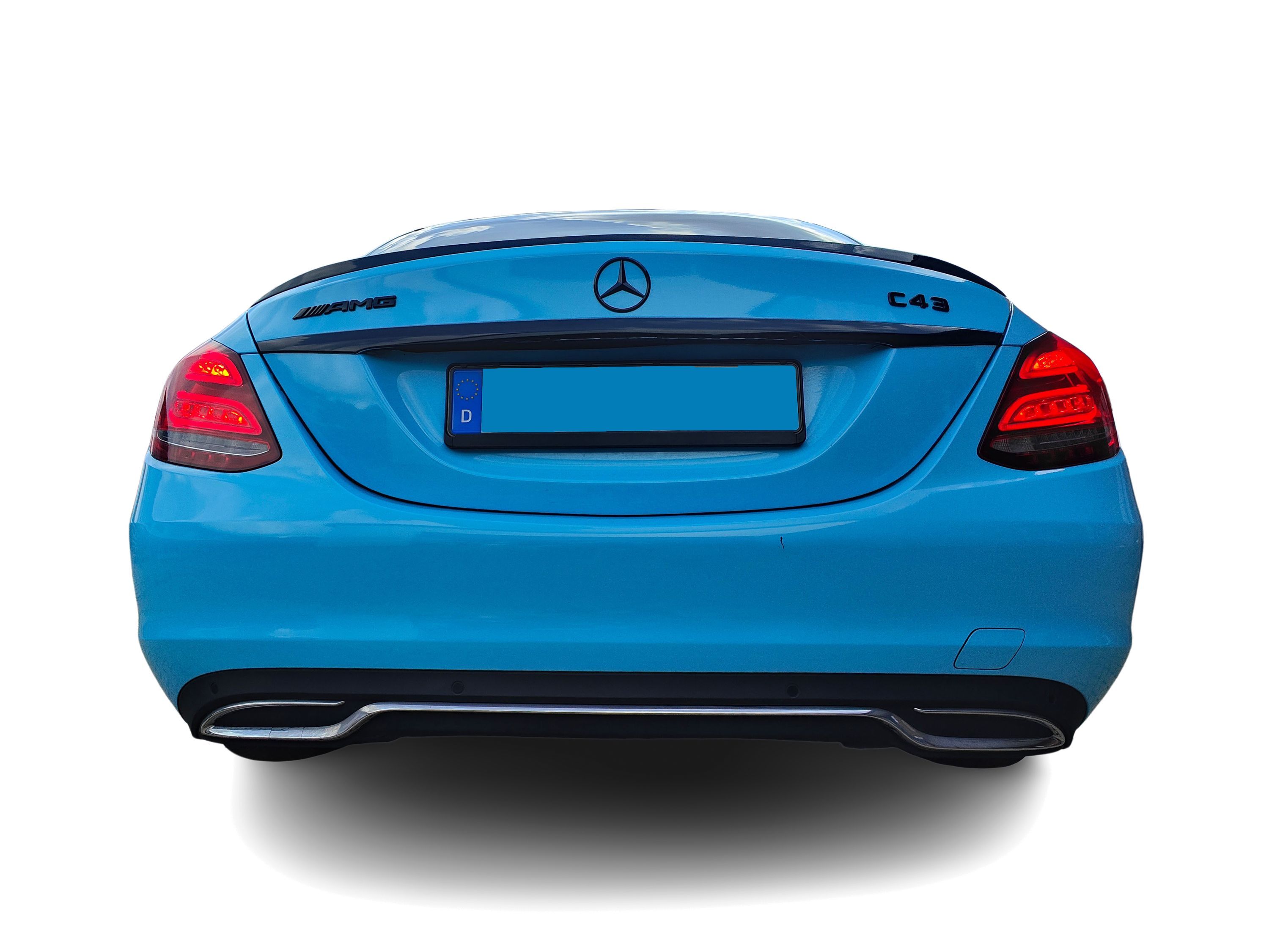 Super style Heck lippe für Benz C-Klasse 4 mit Gutachten kaufen bei Hood.de