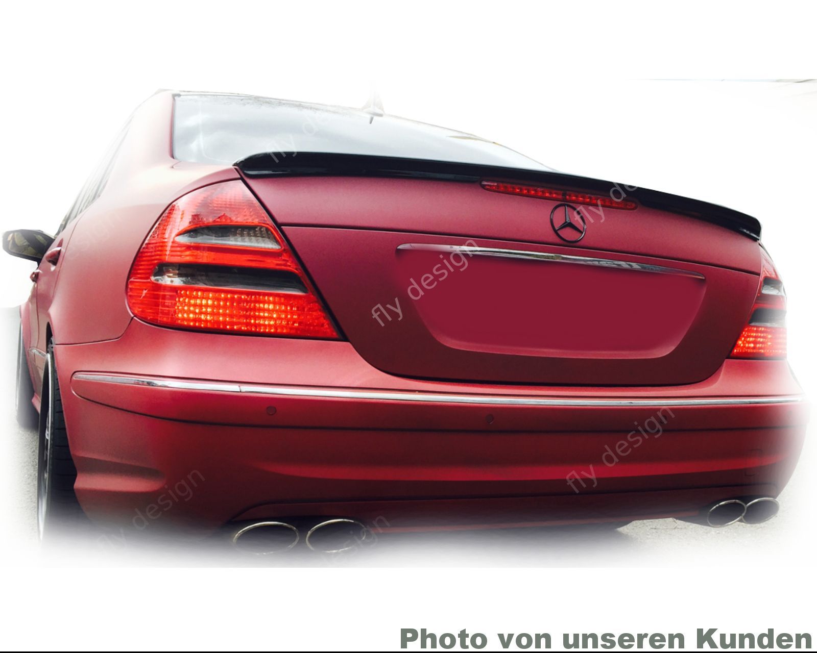 Neu Heckspoiler Passend für Mercedes E-Klasse W211, lackiert in ...