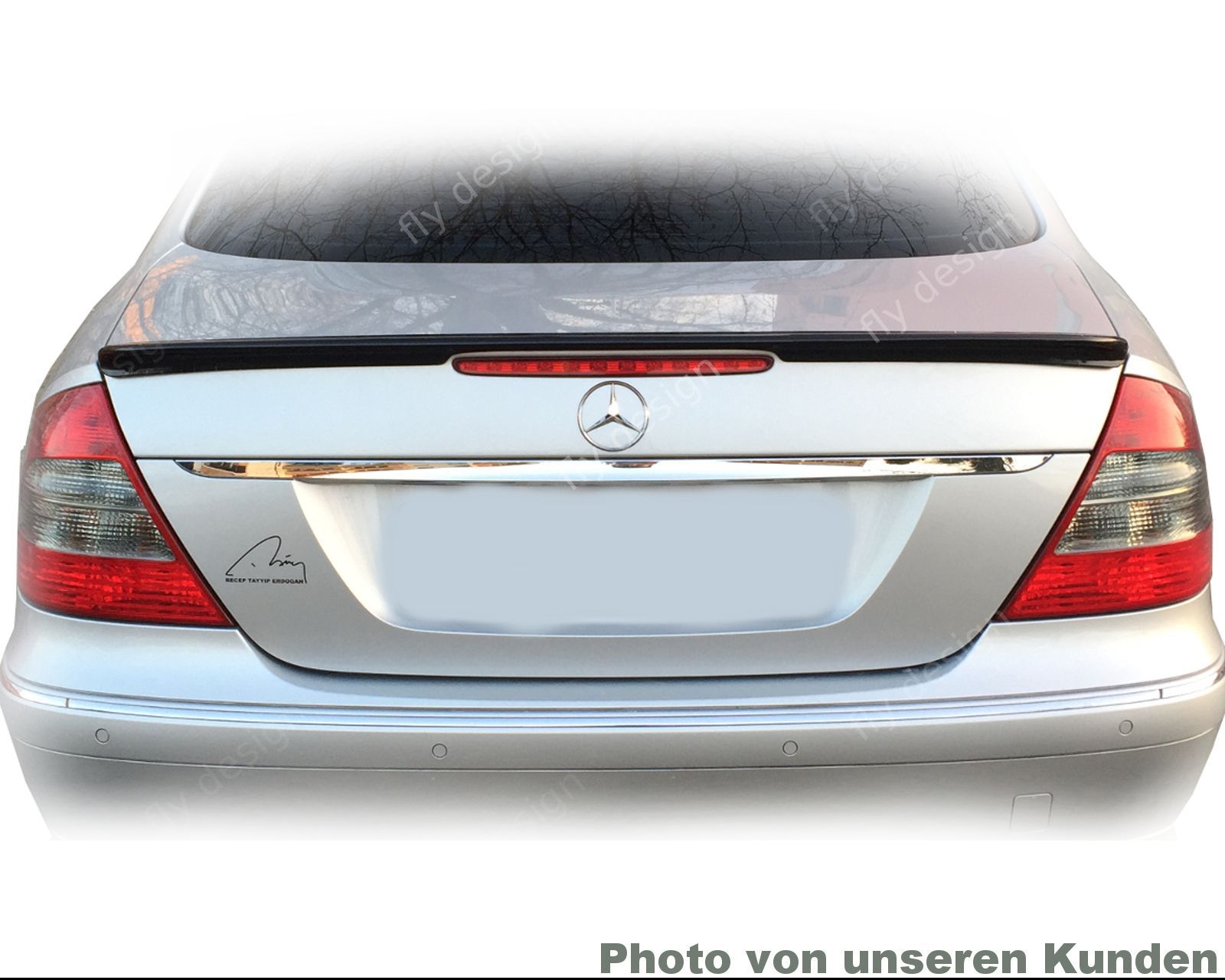 Neu Heckspoiler Passend für Mercedes E-Klasse W211, lackiert in ...
