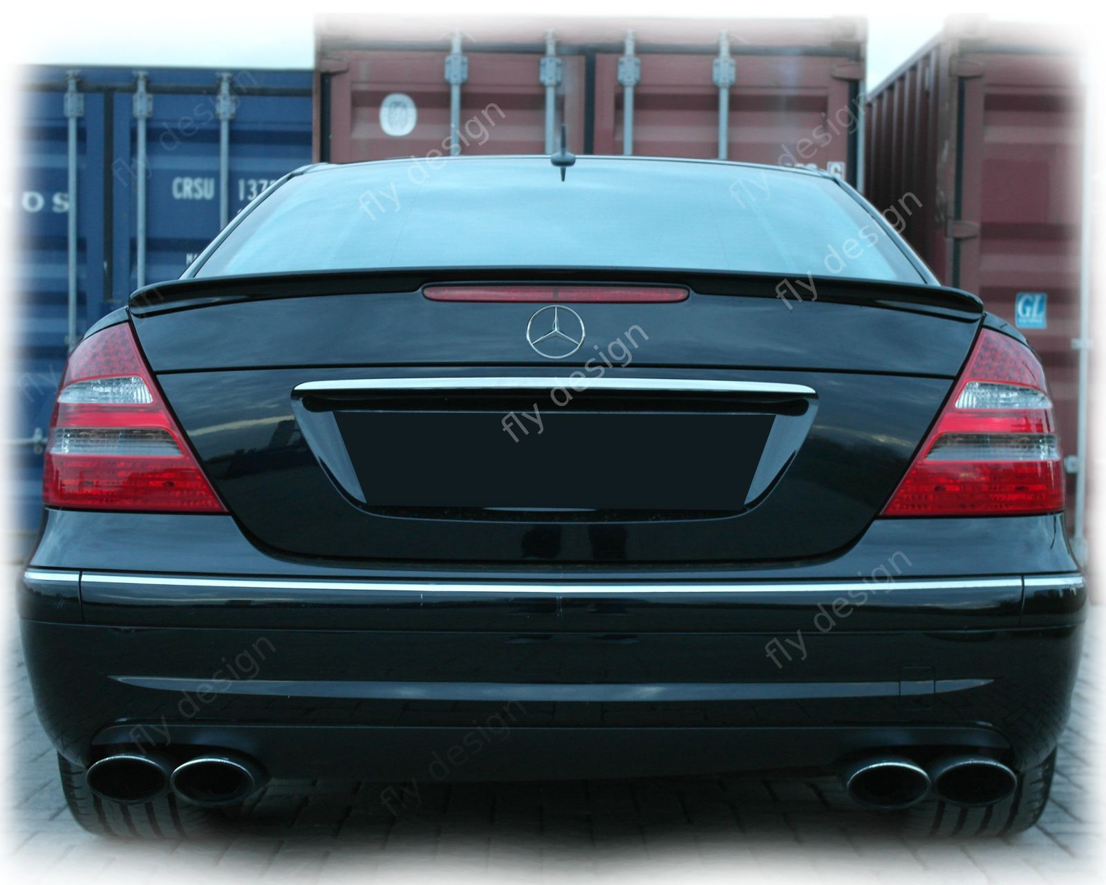 FLY für Black series brabus und für Mercedes w211 spoiler amg stil ...
