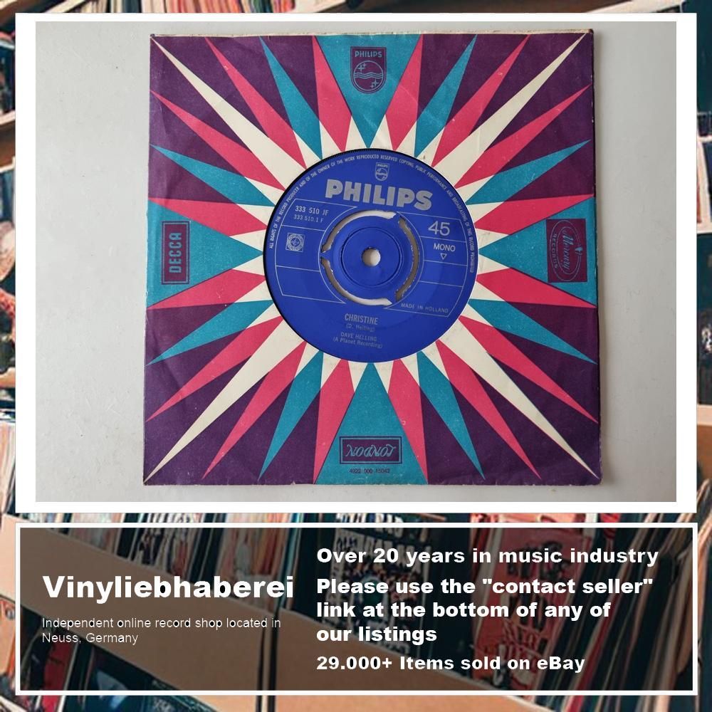 Dave Helling - Christine 7'' Vinyl Holland gebraucht kaufen bei Hood.de