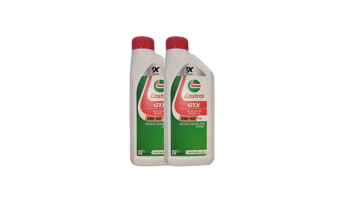 Castrol GTX 5W-40 A3/ B4 MB 229.3 VW 502 00/ 505 00 2x1 Liter Motoröl ...