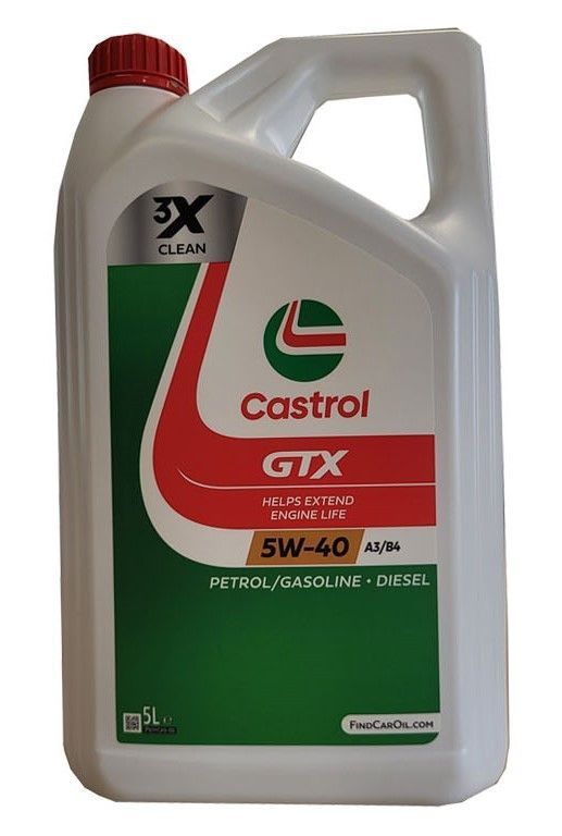 Castrol GTX 5W-40 A3/ B4 MB 229.3 VW 502 00/ 505 00 1x5 Liter Motoröl ...