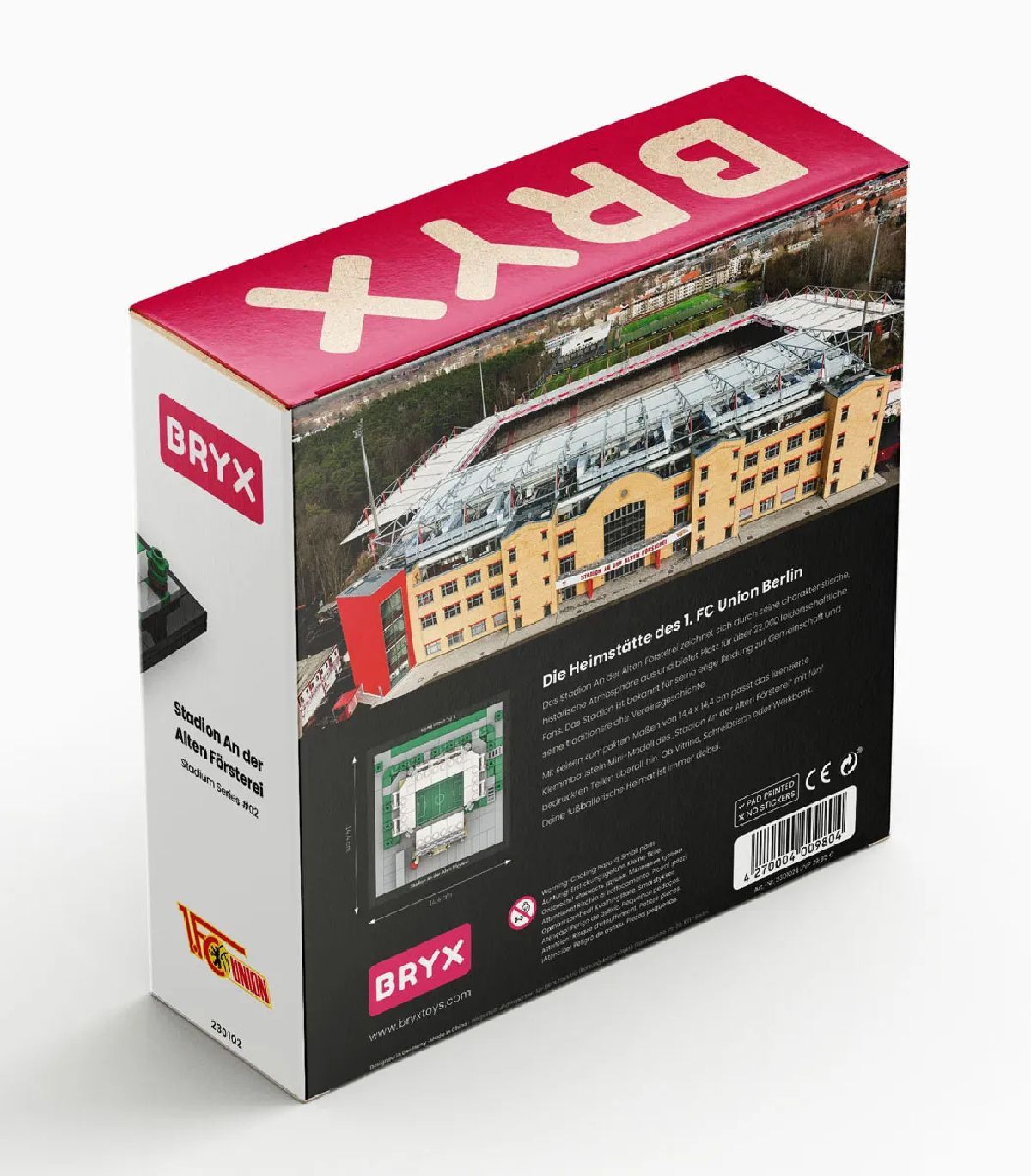 Stadion An der Alten Försterei FC Union Berlin BRYX Modellbausatz 298 ...