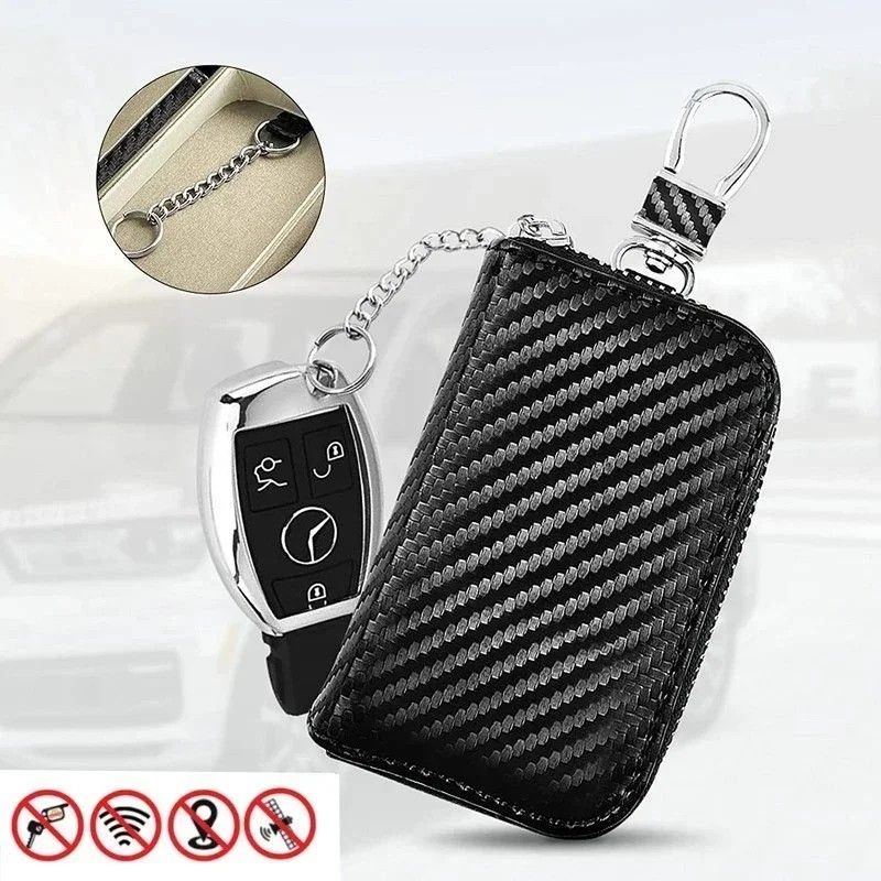 Car Keyless Go Protection Car Key Cases Signal Shielding Box Anti-Theft ...