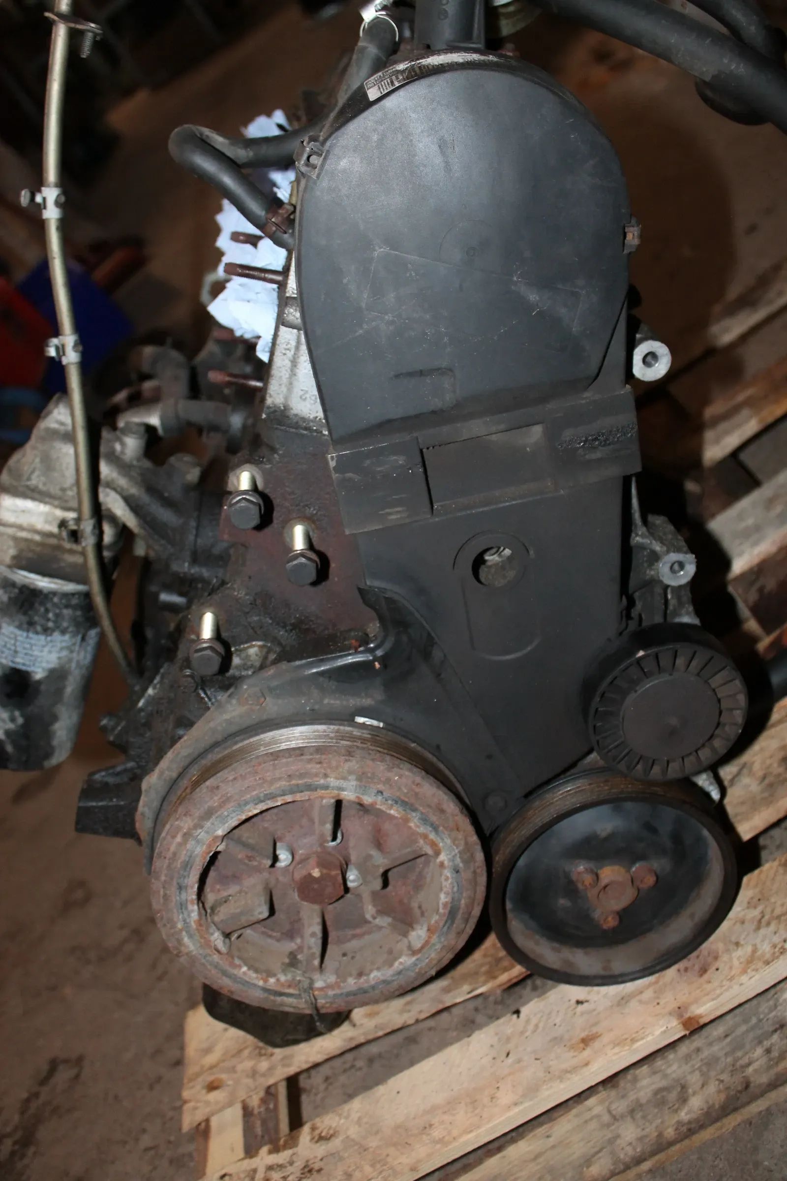 VW T4 2.5 AVT Motor Benziner Motorblock Zylinderkopf Ölwanne 330.000km ...