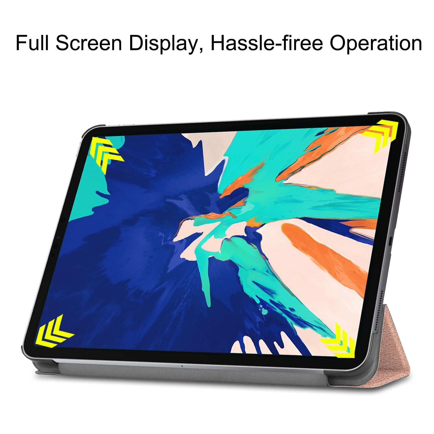 Case für Apple iPad 12.9 Pro 2020 12.9 Schutzhülle Tasche Auto Sleep ...