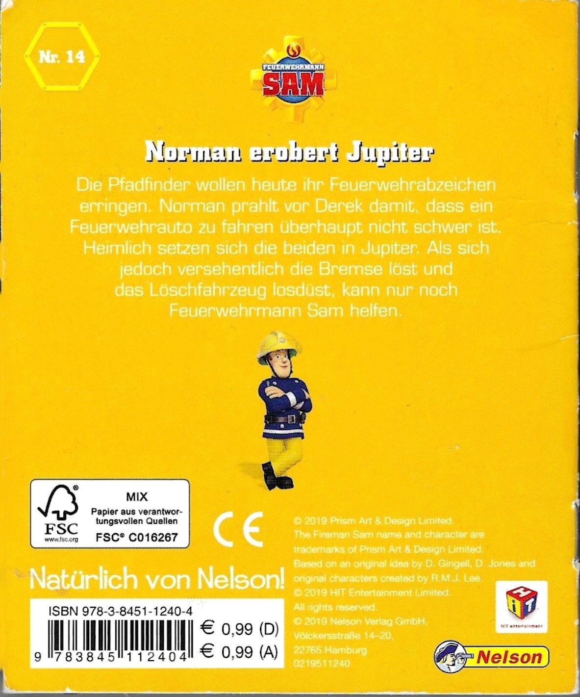 Hanna Sörensen: Feuerwehrmann Sam Nr. 14 Norman erobert Jupiter (2019 ...