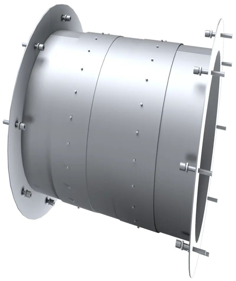 Flexibler Einsatz für ISO-VK 355 BL AntiVibrationsverbinder EVA IsoVK ...