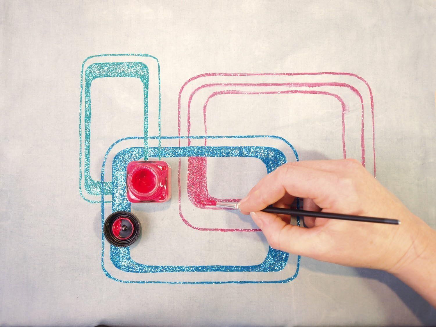 KREUL 92250 - Javana Stoffmalfarbe für helle und dunkle Stoffe ...