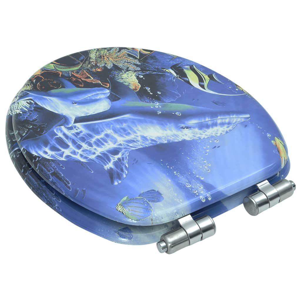 Toilettendeckel | Toilettensitz mit Soft-Close-Deckel MDF Delphine ...