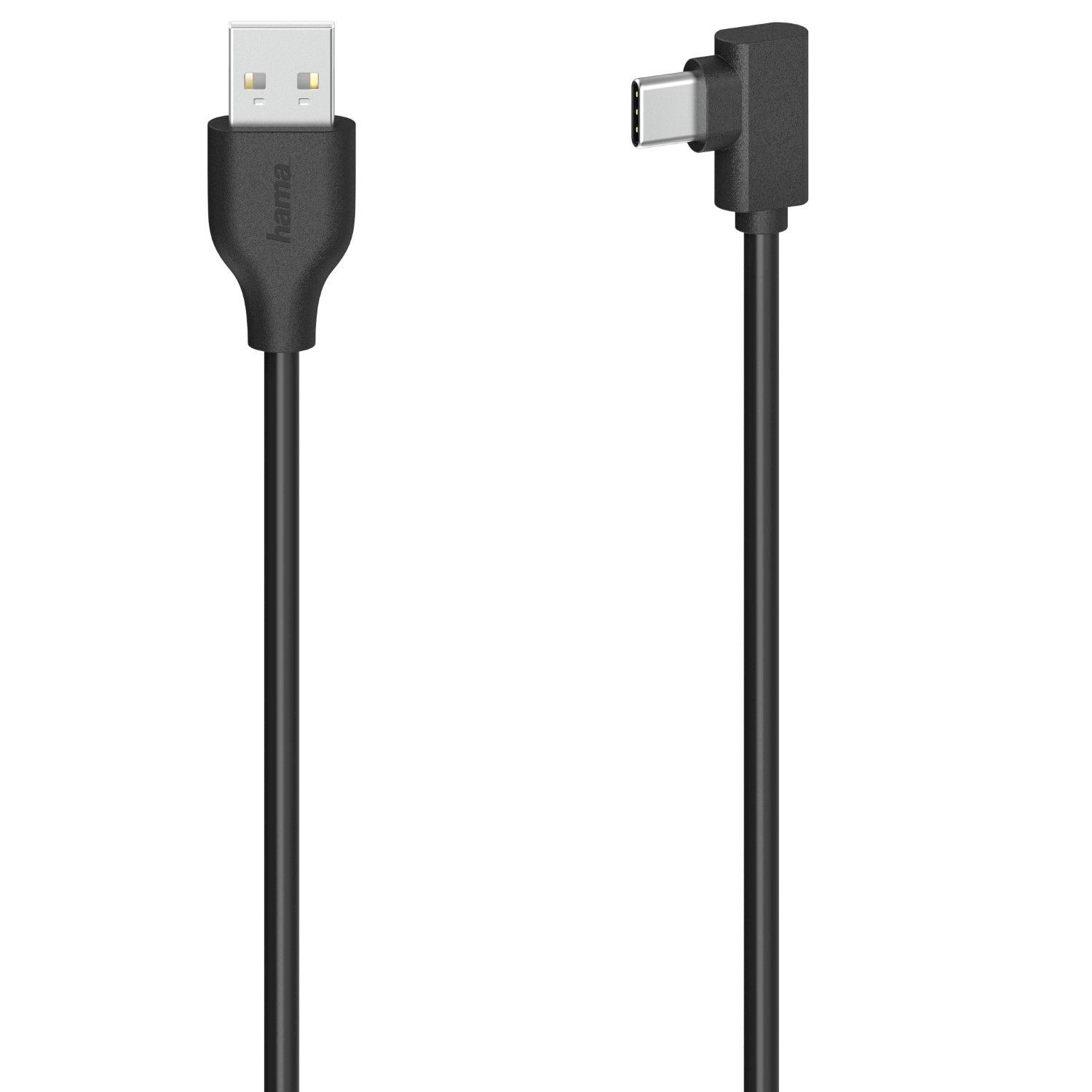 Hama USB-C USB-Kabel 3A 0,75m 75cm Kurz USB-A-Stecker zu C-Stecker ...