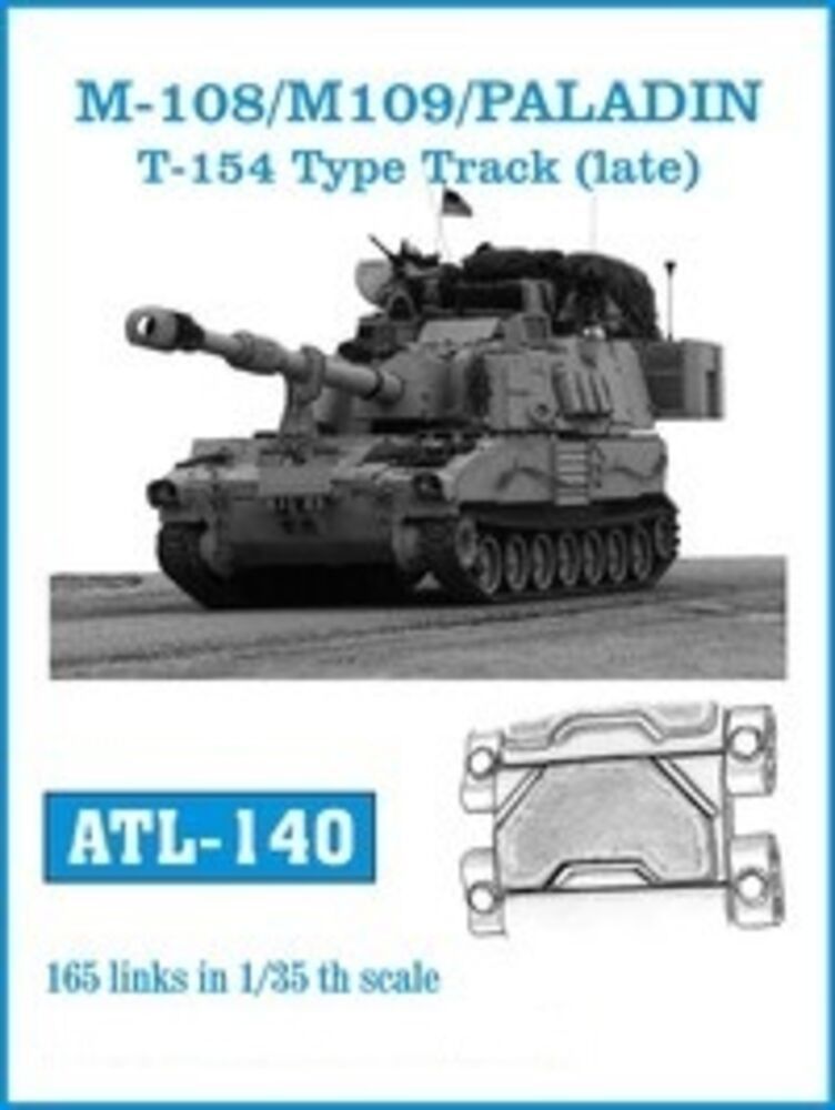 Friulmodel 1:35 ATL-140 Tracks for M108 / M109 / Paladin T-154 Type ...