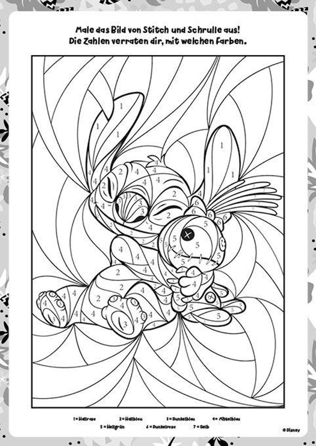 Panini Disney Stitch: Der große Stitch-Malblock Softcover Malbuch Lilo ...