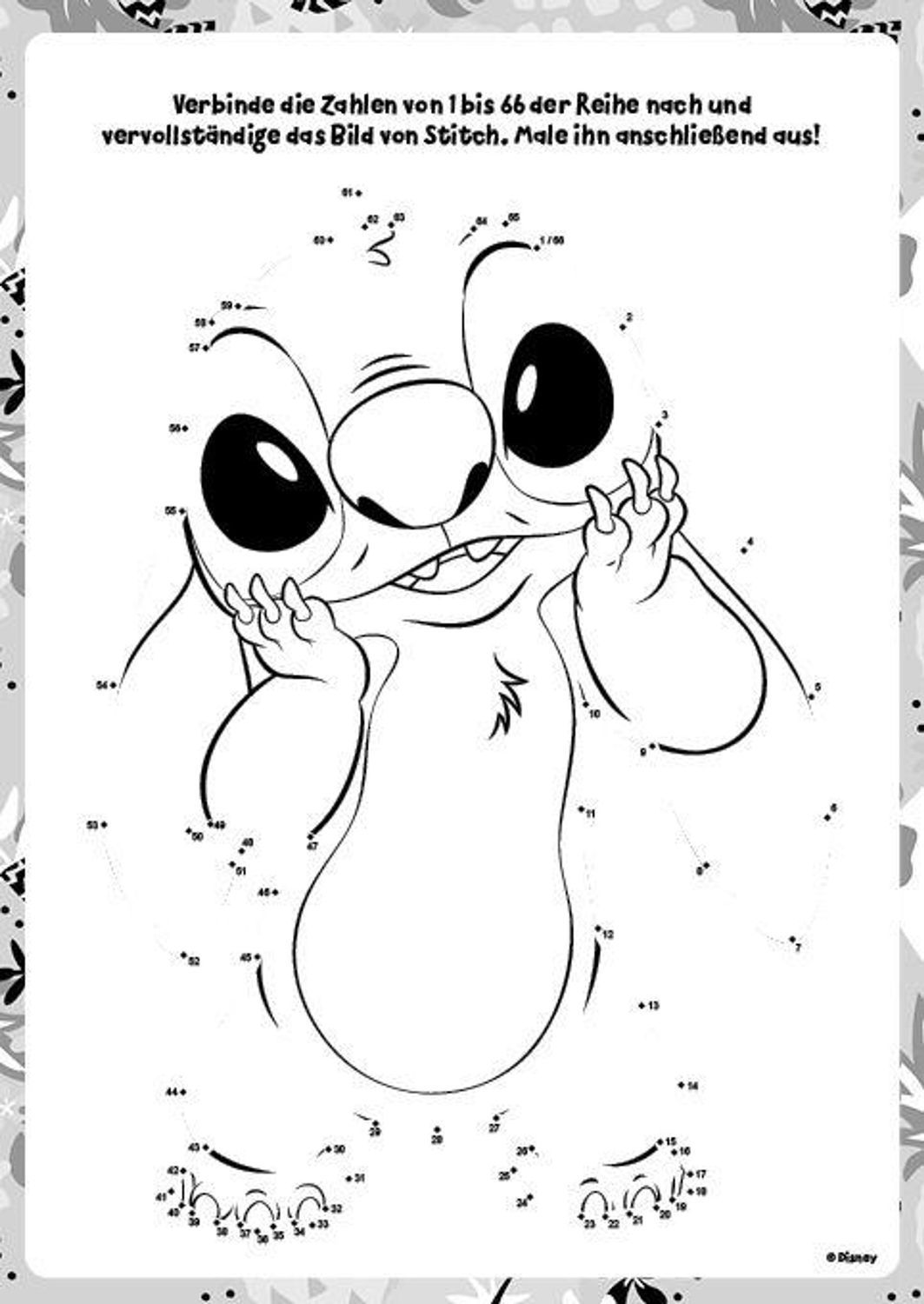 Panini Disney Stitch: Der große Stitch-Malblock Softcover Malbuch Lilo ...