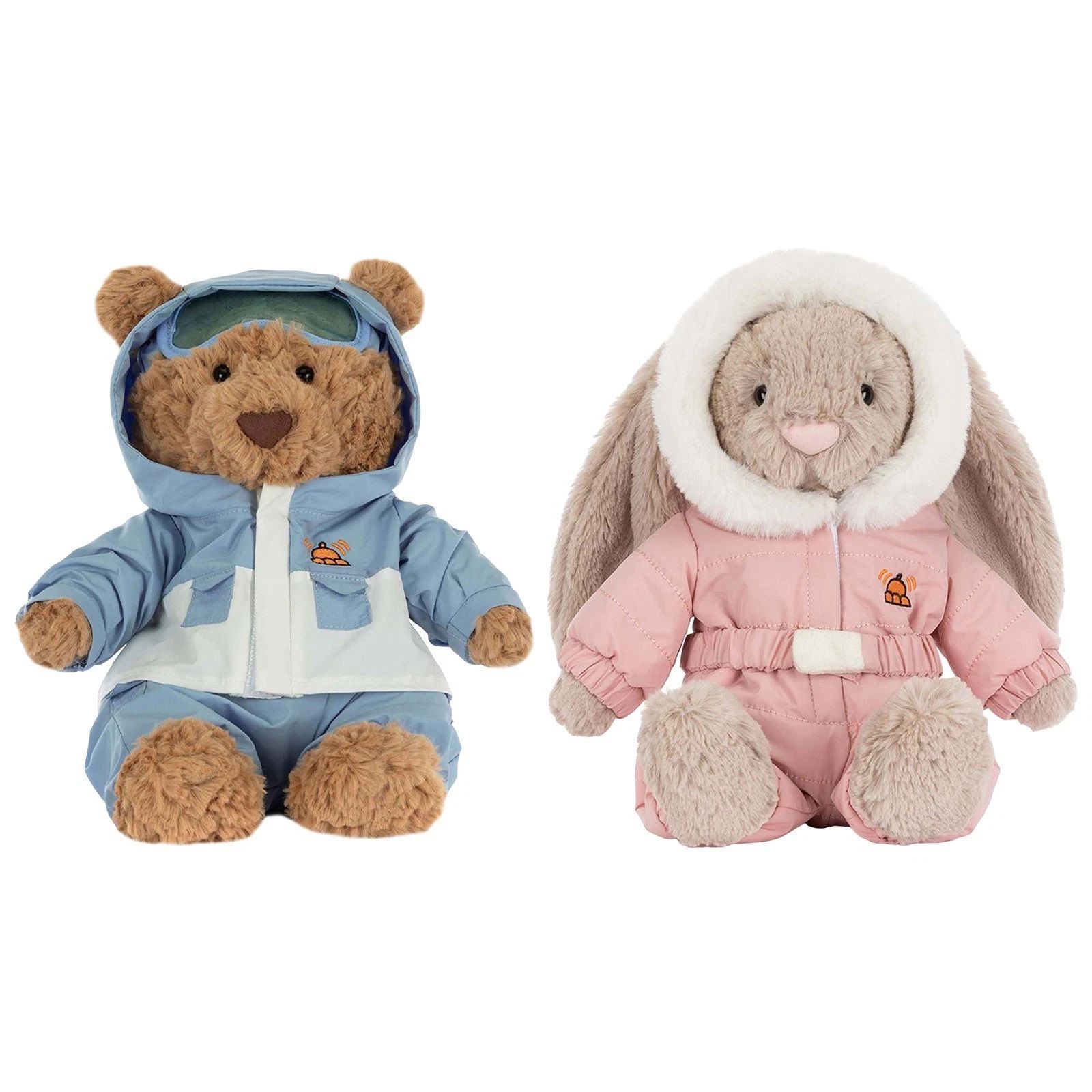 Jellycat Bear Ski Outfit Bashful Bunny Snow Animal Plüschtier Spielzeug ...