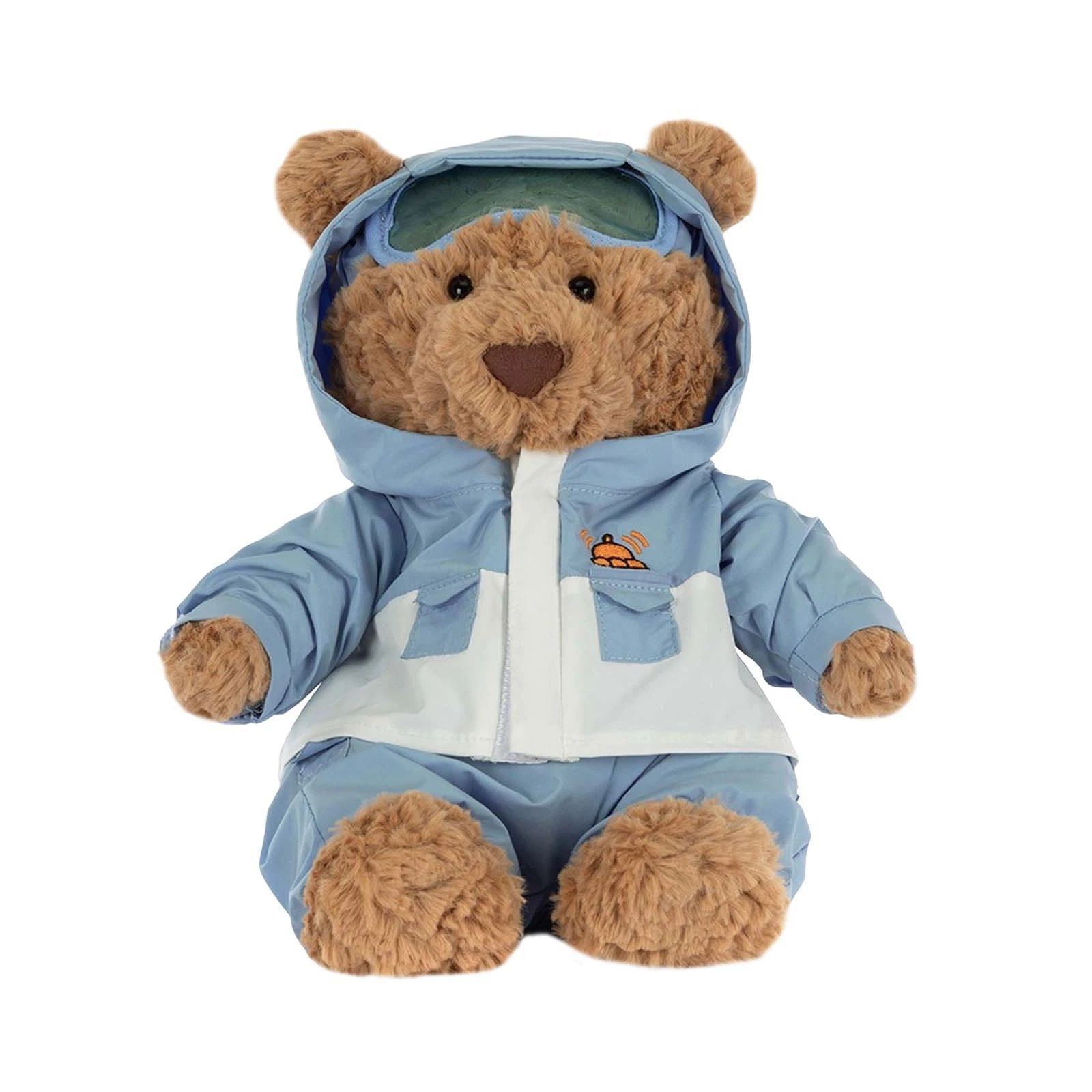 Jellyca Bear Ski Outfit and Bashful Beige Bunny Snow Suit Stuffed ...