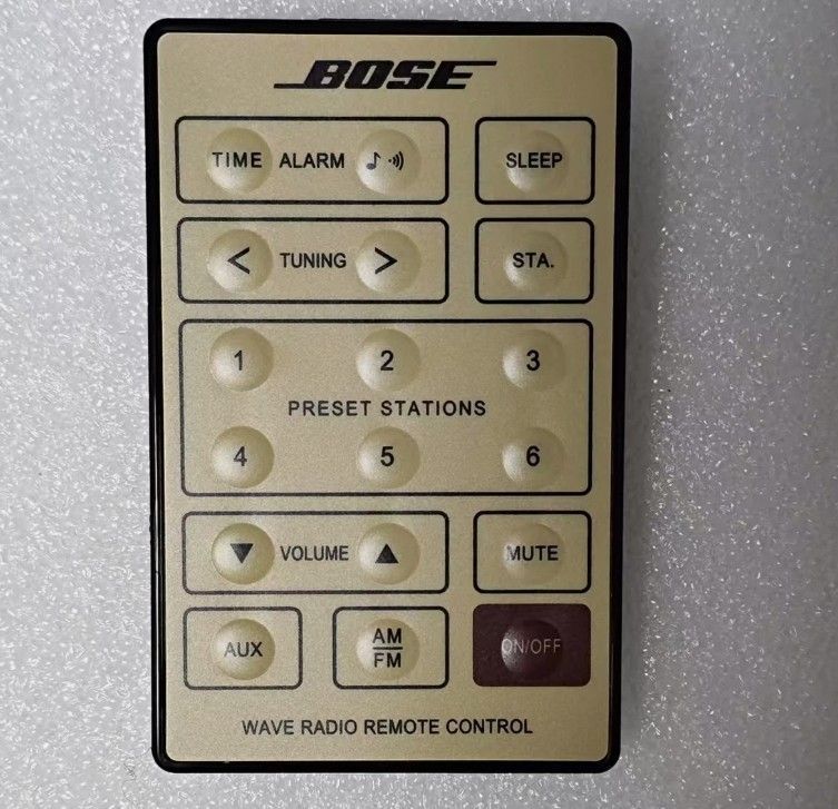 Original Bose Wave Radio Fernbedienung Schwarz - für AWR1-1W, AWR1-2W ...