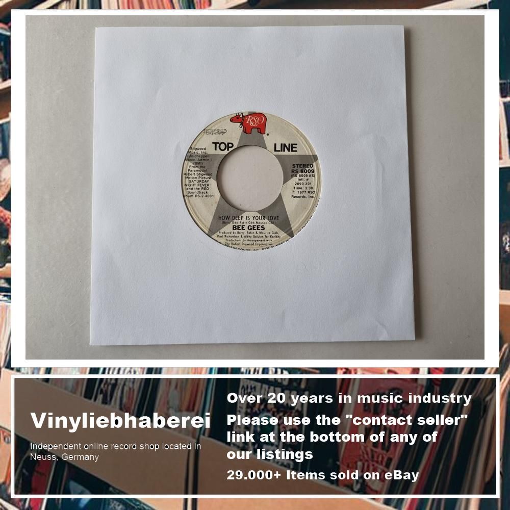 Bee Gees - How Deep Is Your Love / Stayin' Alive 7'' Vinyl US gebraucht ...