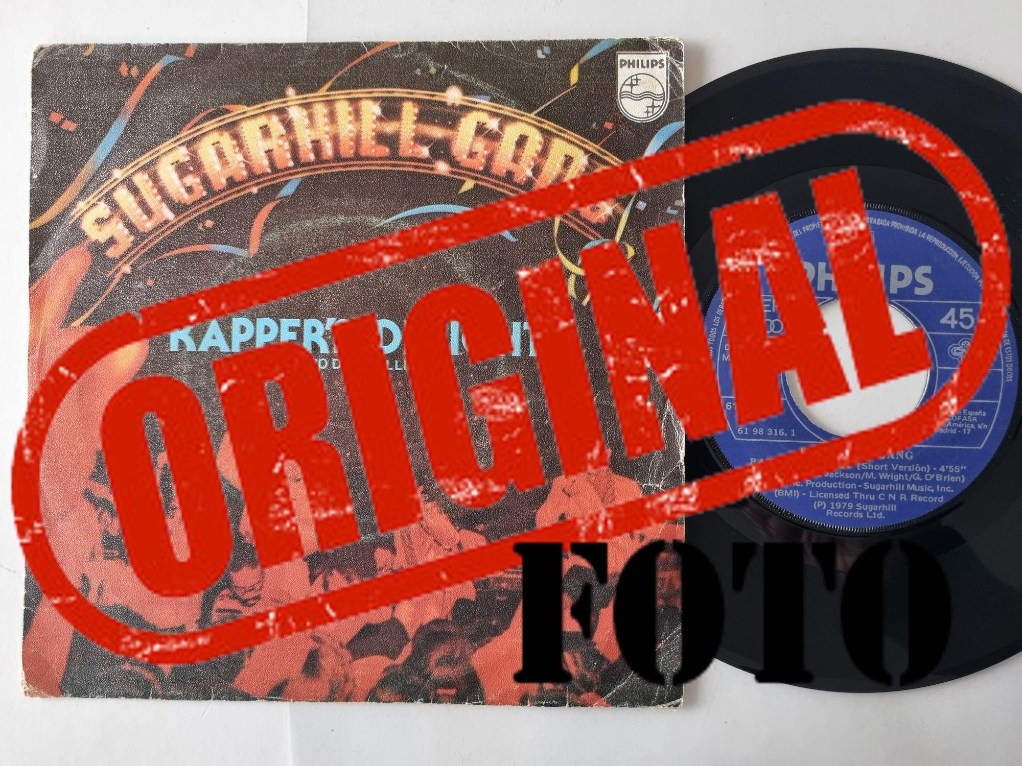 Sugarhill Gang - Rapper's Delight 7'' Vinyl Spain LONG & SHORT Version ...