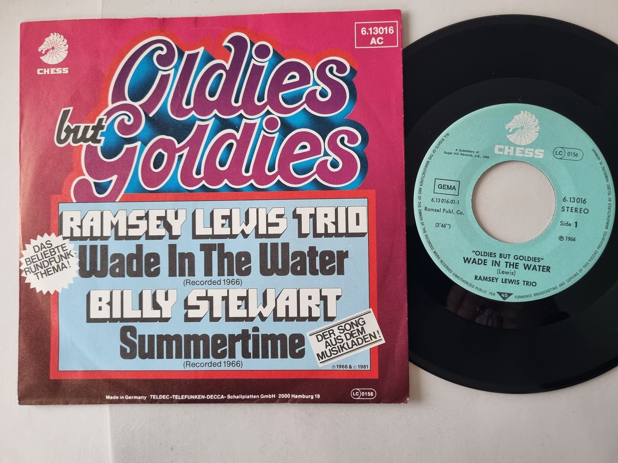 Ramsey Lewis Trio/ Billy Stewart - Wade In The Water/ Summertime 7 ...
