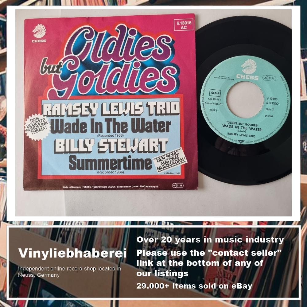 Ramsey Lewis Trio/ Billy Stewart - Wade In The Water/ Summertime 7 ...