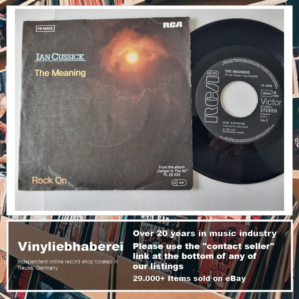 Ian Cussick - The Meaning 7'' Vinyl Germany gebraucht kaufen bei Hood.de