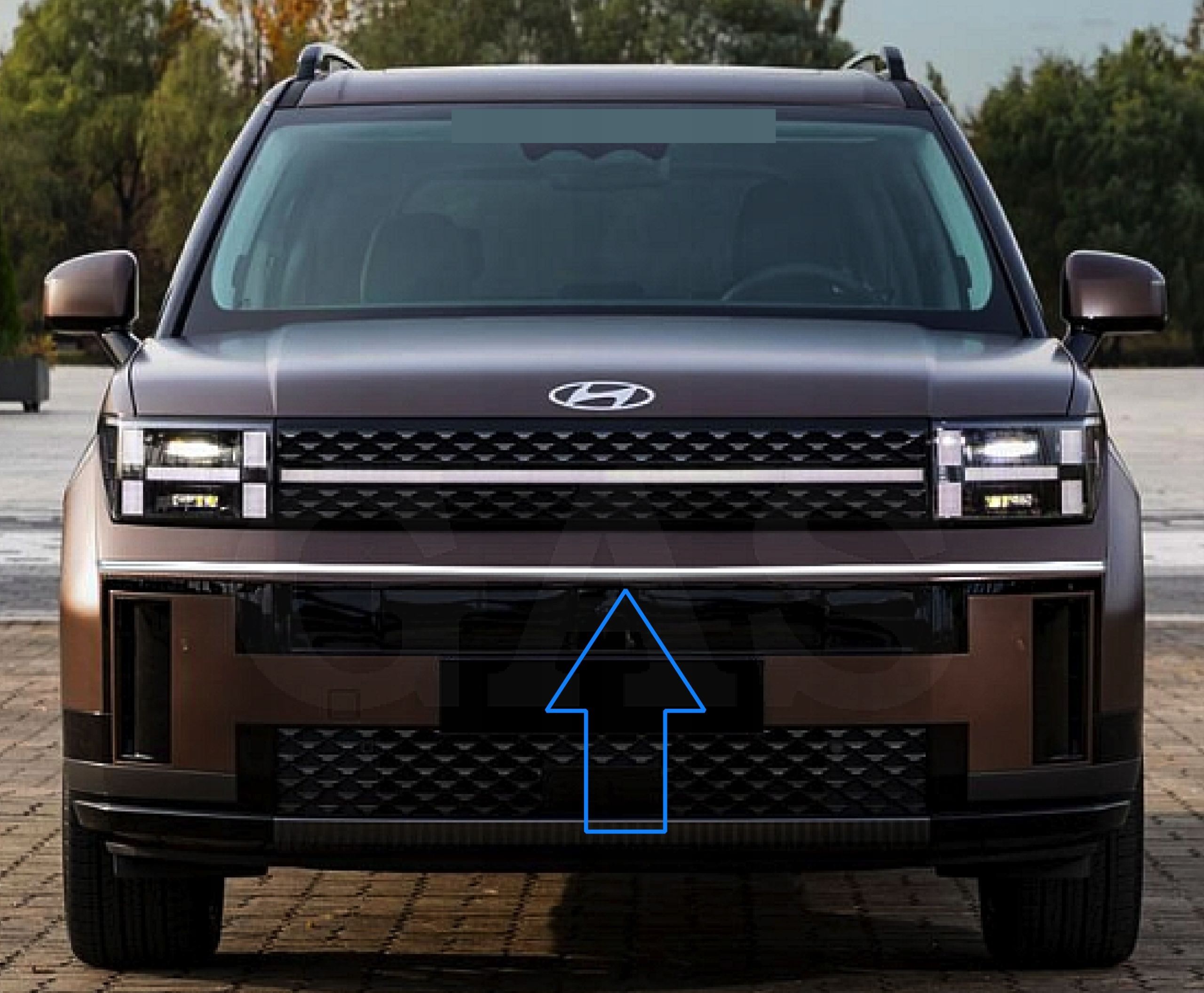 Chrysler – Chromleiste für die Vorderseite des Autos, Stoßstange vorne ...