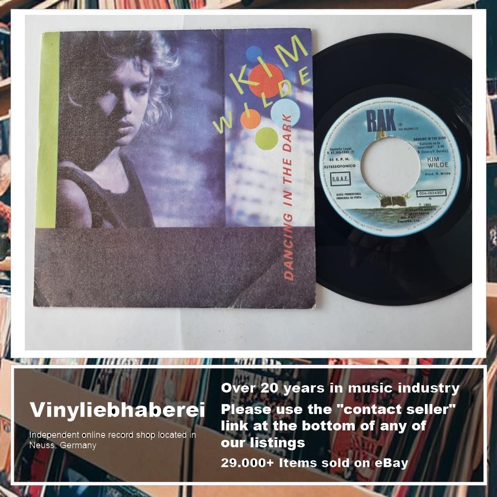Kim Wilde - Dancing In The Dark 7'' Vinyl Spain PROMO gebraucht kaufen ...