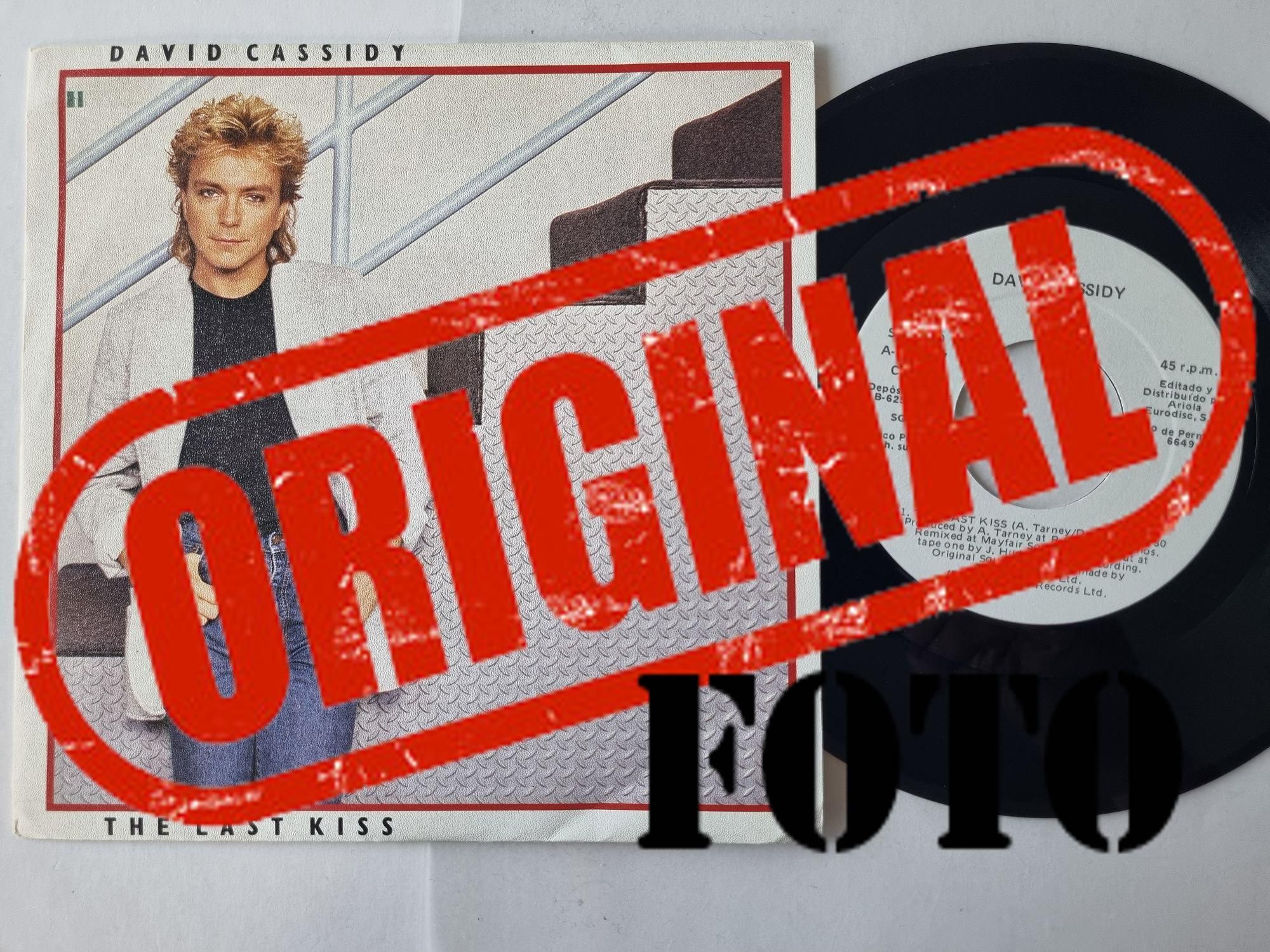 David Cassidy - The Last Kiss 7'' Vinyl Spain PROMO/ George Michael ...