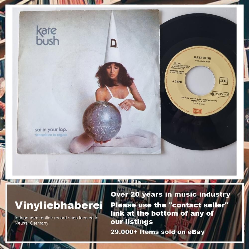 Kate Bush - Sat In Your Lap 7'' Vinyl Spain gebraucht kaufen bei Hood.de