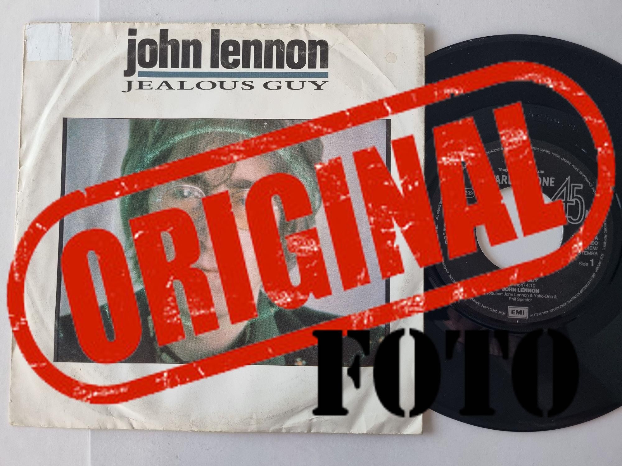 John Lennon - Jealous Guy 7'' Vinyl Holland/ WORN COVER gebraucht ...