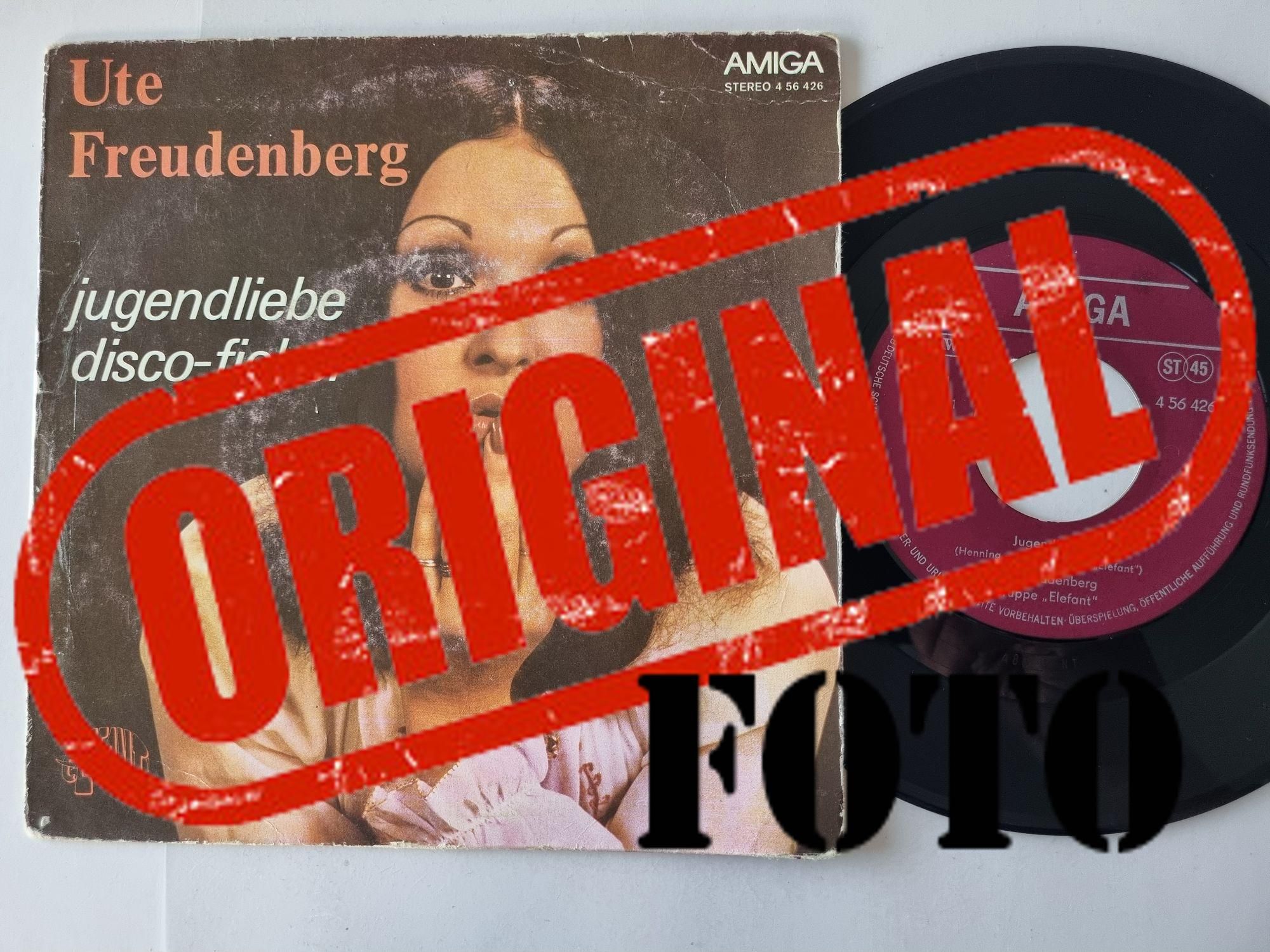 Ute Freudenberg - Jugendliebe / Disco-Fieber 7'' Vinyl Amiga gebraucht ...