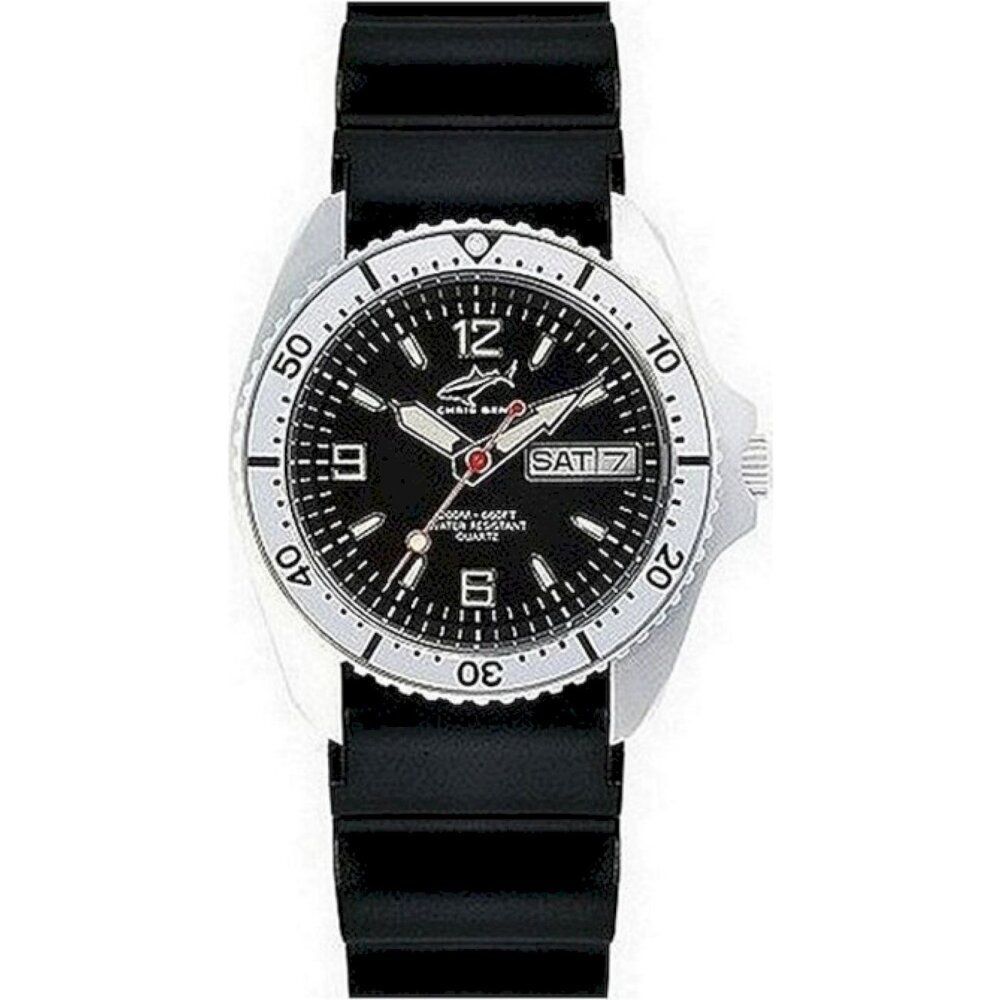 CHRIS BENZ - Taucheruhr-Armbanduhr - ONE MEDIUM 200M - CBM-S-KB-SI ...