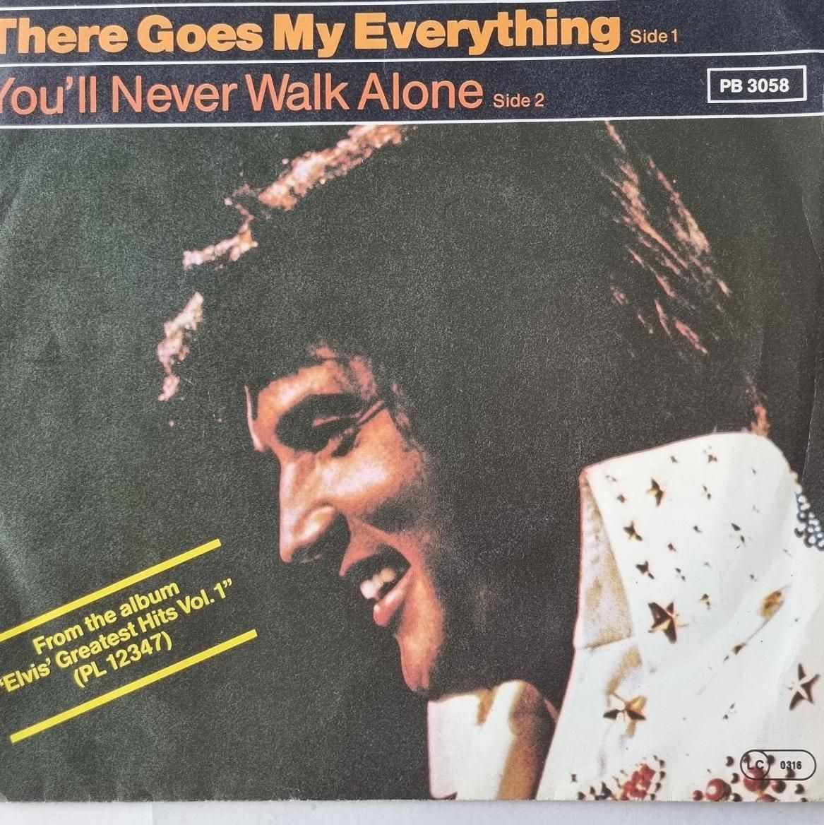Elvis Presley - There Goes My Everything 7'' Vinyl Germany gebraucht ...