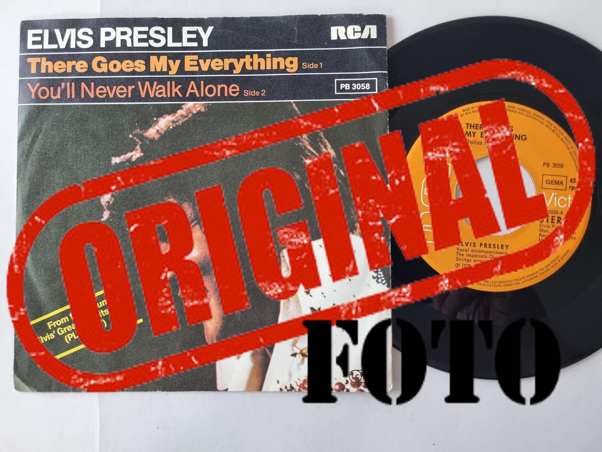 Elvis Presley - There Goes My Everything 7'' Vinyl Germany gebraucht ...