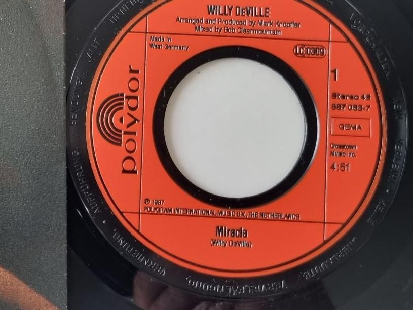 Willy DeVille - Miracle 7'' Vinyl Germany gebraucht kaufen bei Hood.de