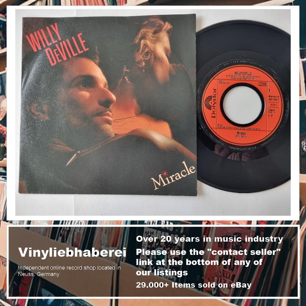 Willy DeVille - Miracle 7'' Vinyl Germany gebraucht kaufen bei Hood.de