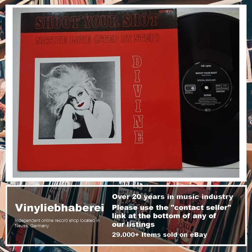 Divine - Shoot Your Shot / Native Love (Step By Step) 12'' Vinyl Maxi ...