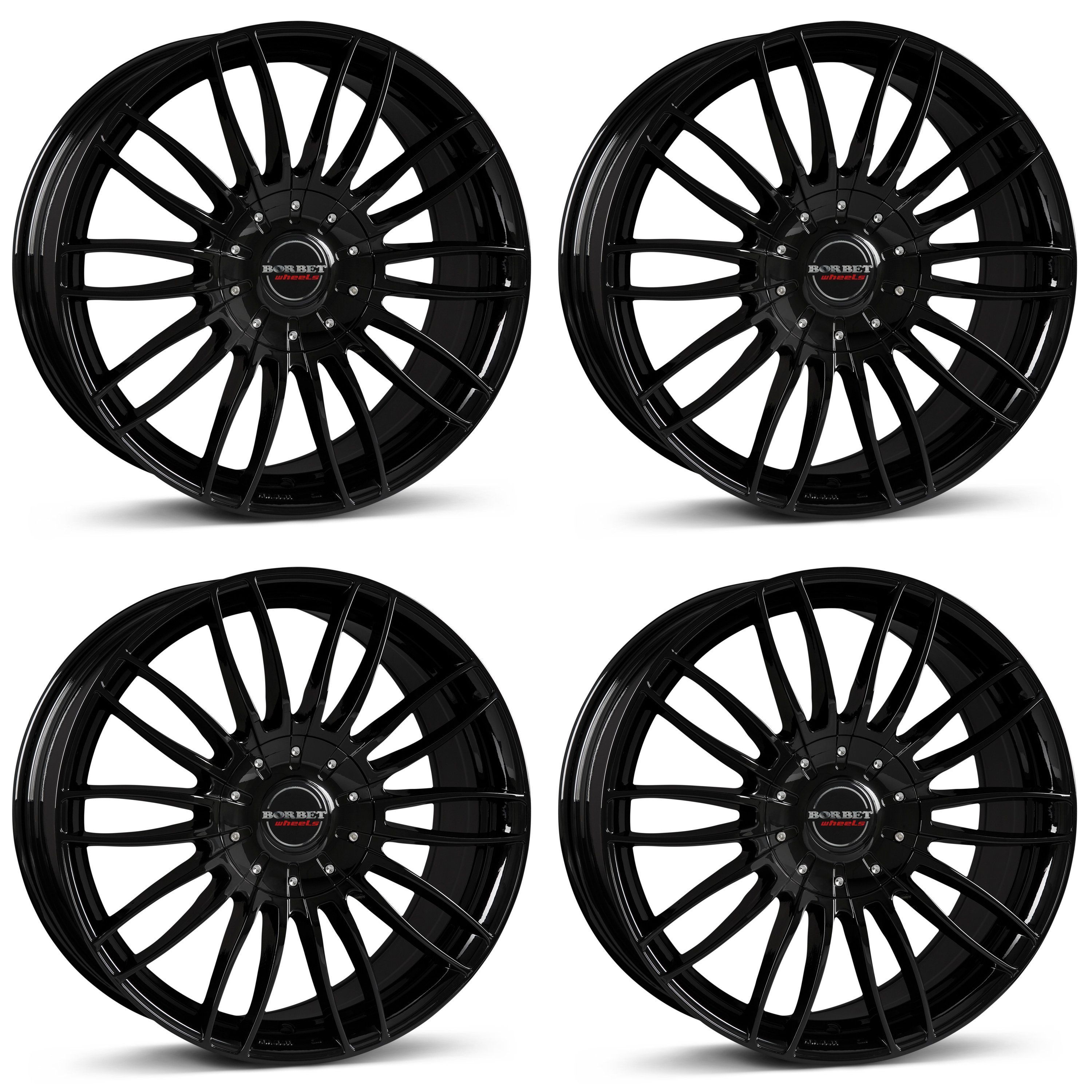 Borbet Felgen CW3 9.0x20 ET25 5x120 SW für BMW 3 4 5 6 7 M4 M5 X1 X3 X4 ...